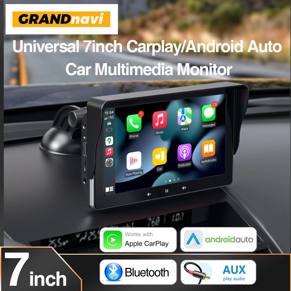 Universal 7inch Car Radio Multimedia Video Player Wireless Carplay And ...