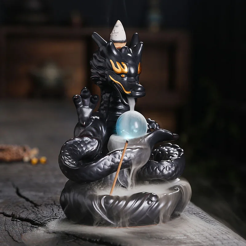 1piece Creative Incense Burner with Backflow Feature Lucky Feng Shui ...