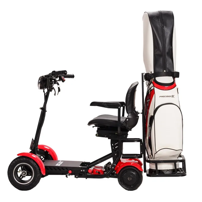 Adult-Electric-Scooter-With-Golf-Cart-4-Wheels-Electric-Scooters-500W ...