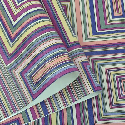 Modern Geometria Labirintus Falkapocs -Tekercs Vízálló Retroflex Minta ...