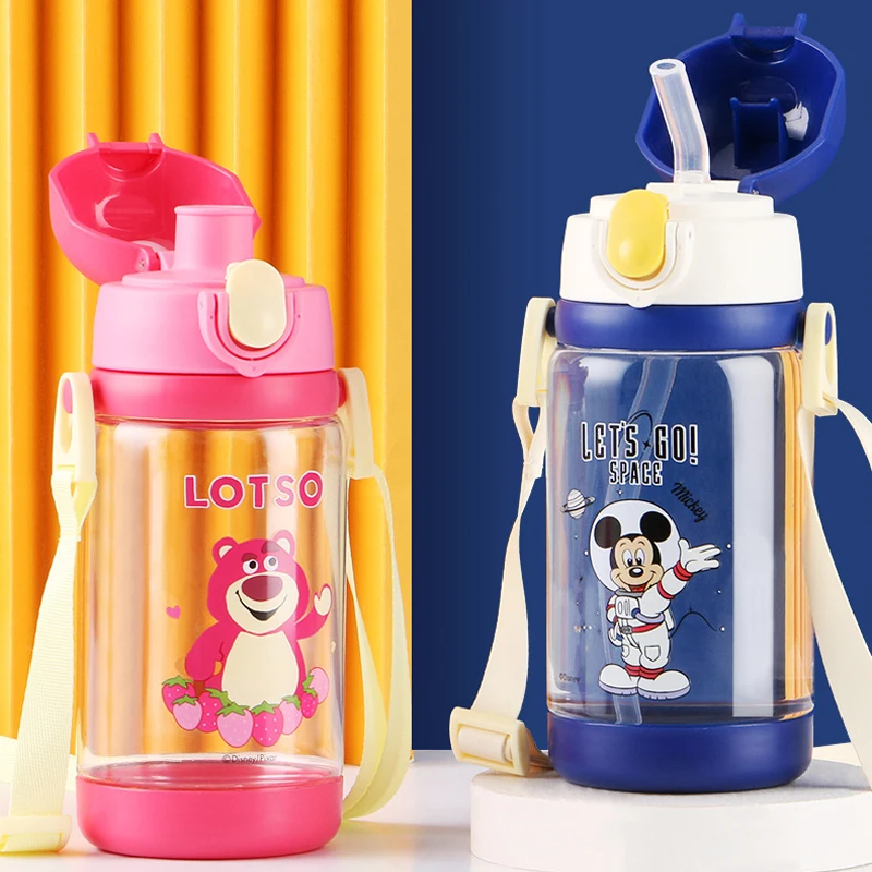 Miniso-Disney-Mickey-520ml-Drinking-Cups-Cute-Kawaii-Lotso-Child-Straw-Cup-Cartoon-Printing ...