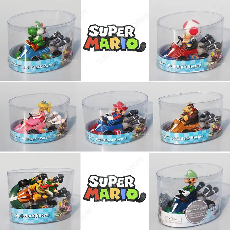 Super Mario Bros Anime Toy Figure, Luigi, Yoshi, Donkey Kong, Péssego ...