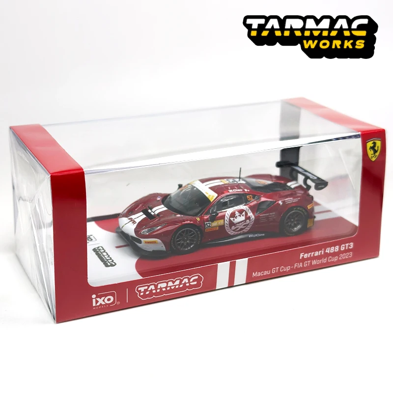 Tarmac Works 1:64 TW Ferrari 488 GT3 Macau GT Cup World Cup 2023 Alloy ...