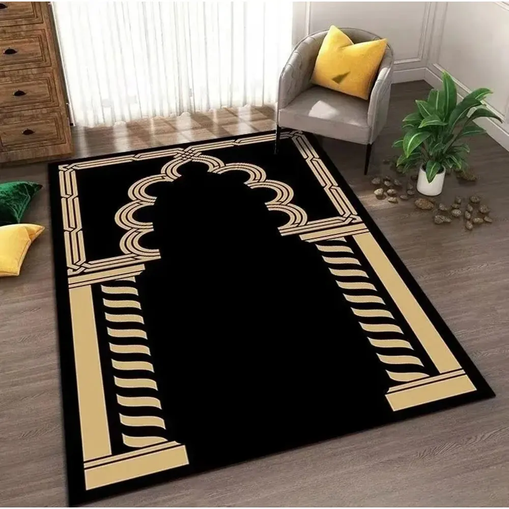 Islam Muslim Prayer Mat Living Room Decor Anti-slip Carpets Bedroom ...