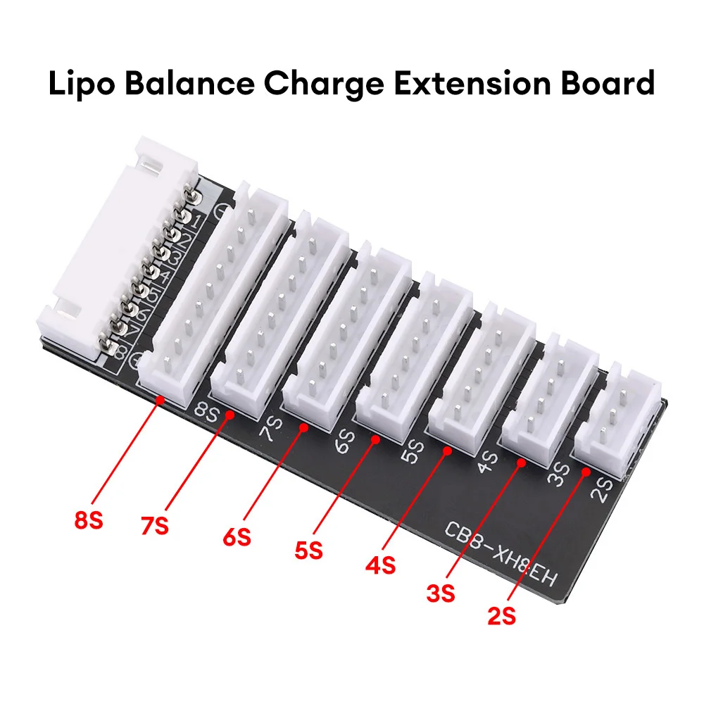 2-8S-Lipo-Battery-Charge-Balance-Board-Expansion-Charger-Adapter-RC ...