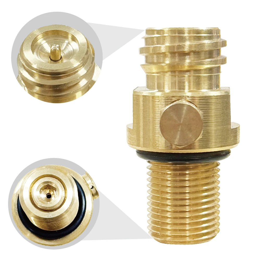 Soda Pin Valve M18*1.5 Input To TR21-4 Output For CO2 Carbonator ...