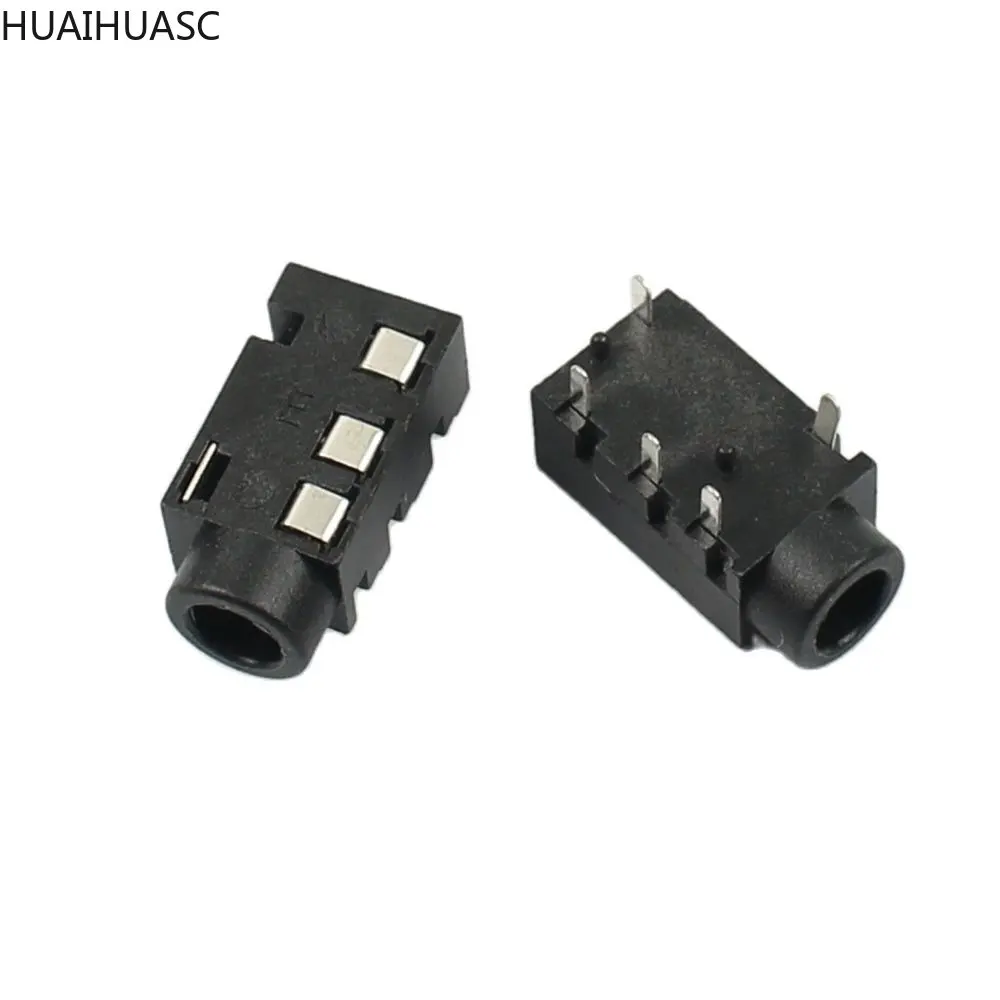 10pcs-PJ320E-PJ-320E-3-5mm-1-8-Female-Audio-Connector-PCB-Mount-5-Pin ...