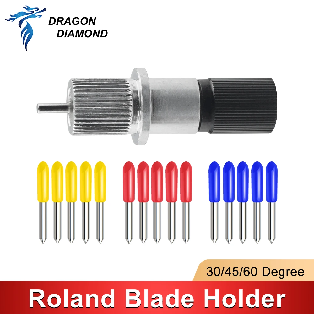 5-10Pcs-Roland-Cutting-Plotter-Blade-30-45-60-Degree-1-pcs-Roland-Vinyl ...