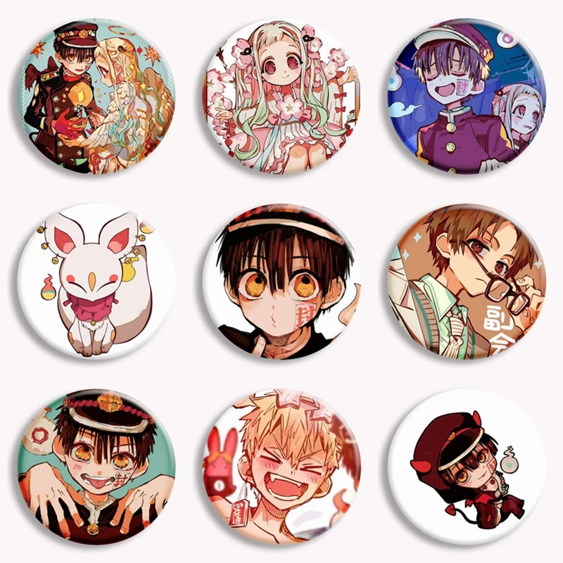 Anime Character Toilet-bound Jibaku Shounen Hanako-kun Button Pin ...