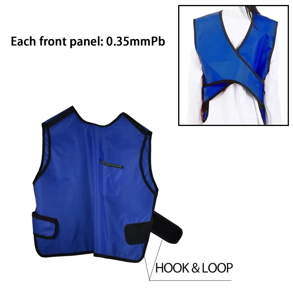 0.35mmpb Dental X-Ray Lead Jacket Lightweight Radiation Apron for ...