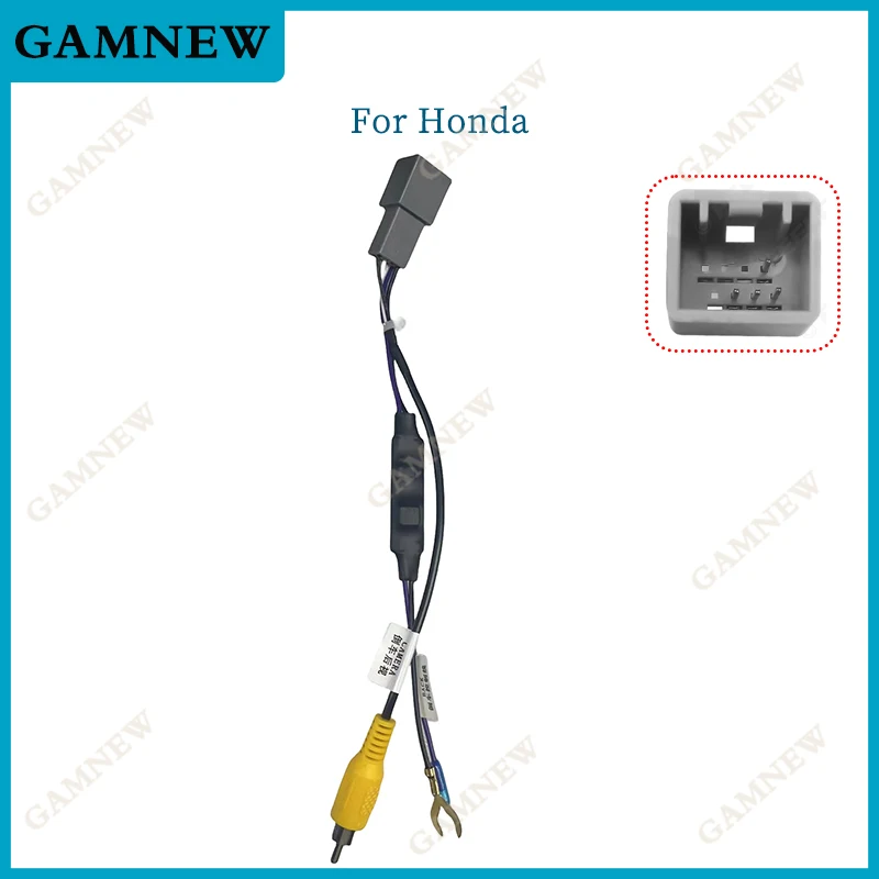 Auto-8-Pin-Reverse-Camera-Output-Video-Adapter-Wiring-Cable-For-Honda ...