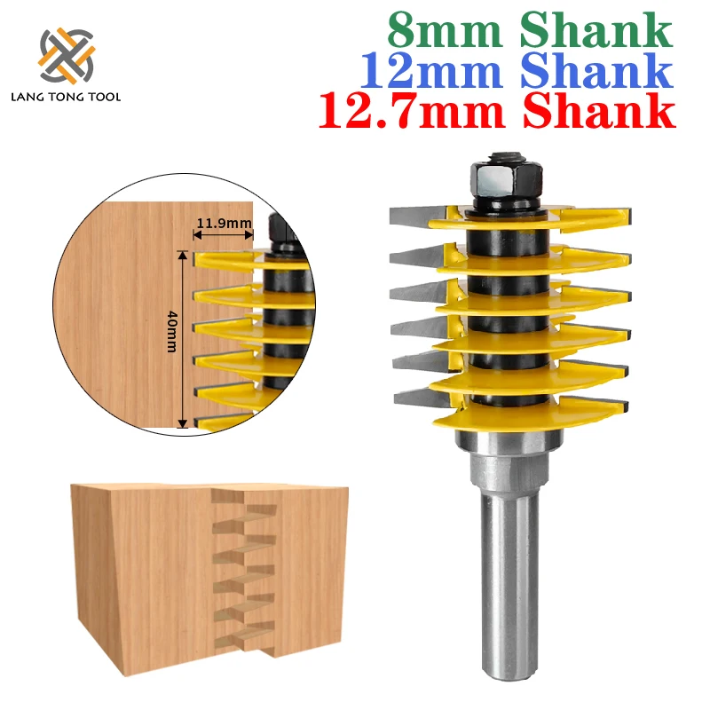1pc-8mm-12mm-1-2-Shank-Brand-New-2-Teeth-Adjustable-Finger-Joint-Router ...