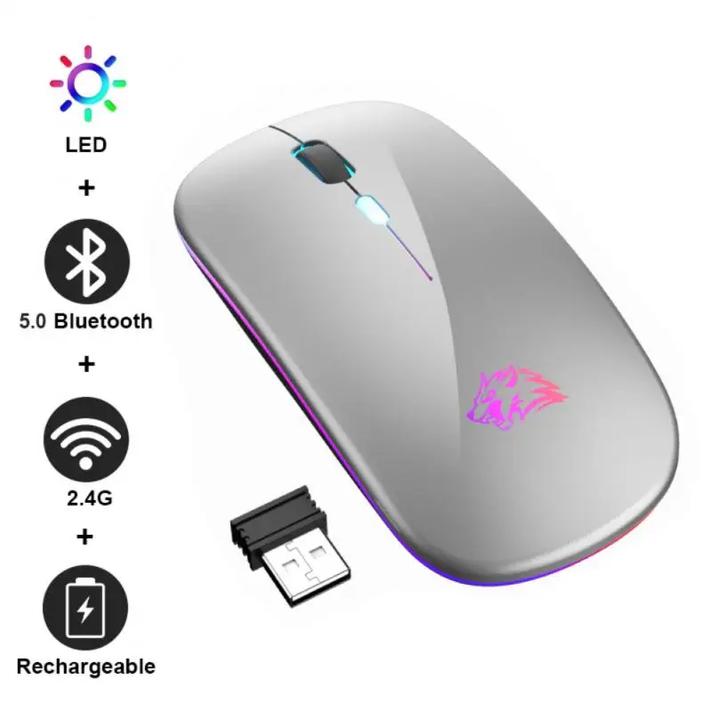 Silent-Wireless-Mouse-PC-Computer-Mouse-PC-Gamer-Ergonomic-Optical ...