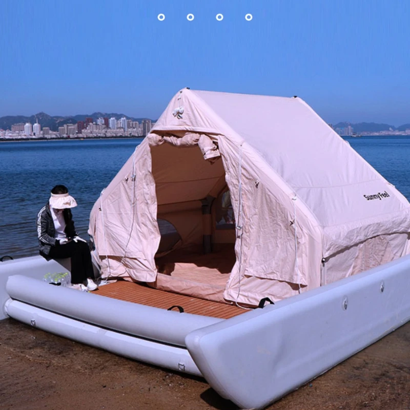 Inflatable-Float-Tent-Fishing-Floating-Platform-Boat-Floating-Floating ...