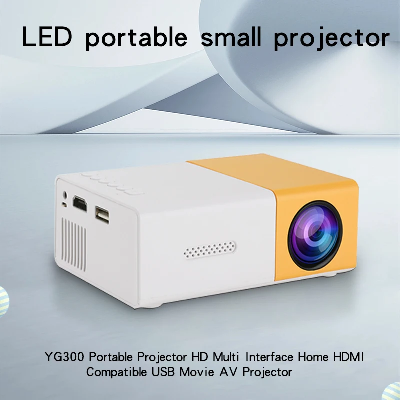 YG300-Mini-projector-with-high-definition-television-USB-and-SD-memory ...