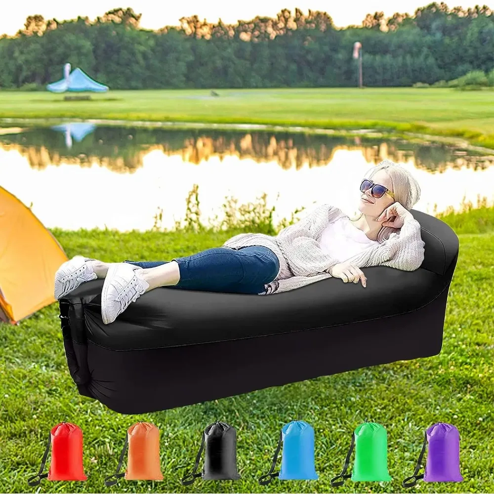 Beach Ultralight Sleeping Bag Lazy Bag Inflatable Lounger Inflatable ...