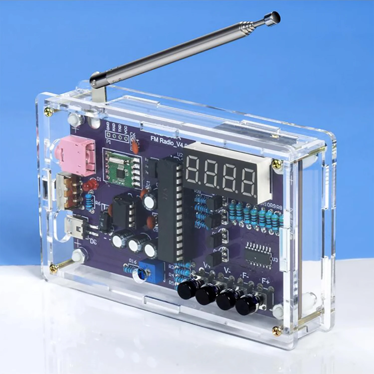 FM-radio-Assembly-Kit-Icstation-Soldering-Practice-Kit-Display-Teaching ...