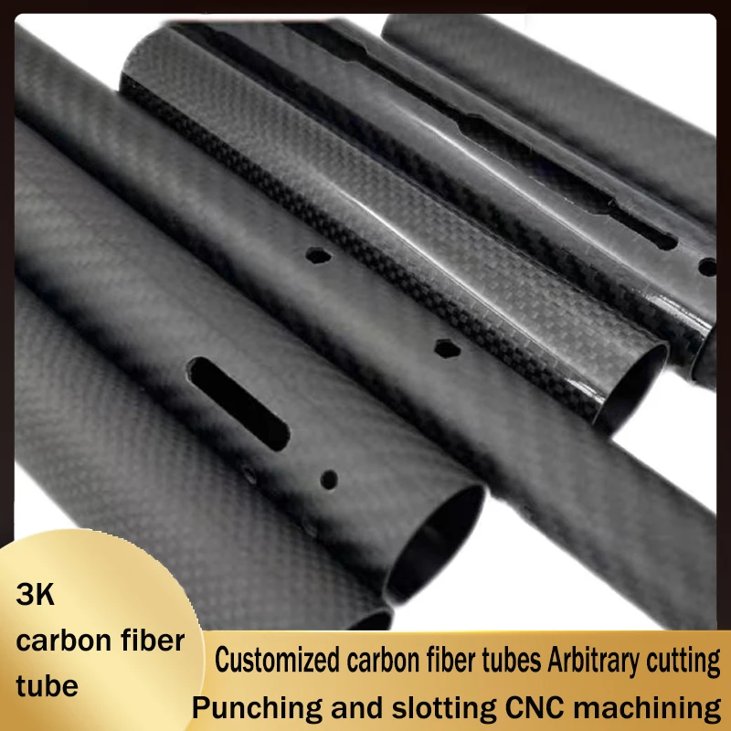 Carbon-Fiber-Tube-High-Composite-Hardness-Material-3K-Customized-Carbon ...