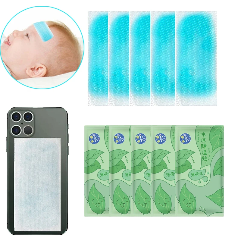Summer Ice Gel Cooling Patches For Mobile Phone Heat Dissipation Cool ...