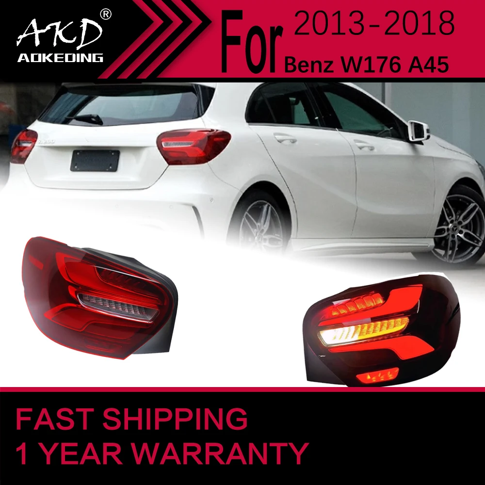 Car-Lights-for-Benz-W176-A45-LED-Tail-Light-2013-2018-A180-A200-Rear ...