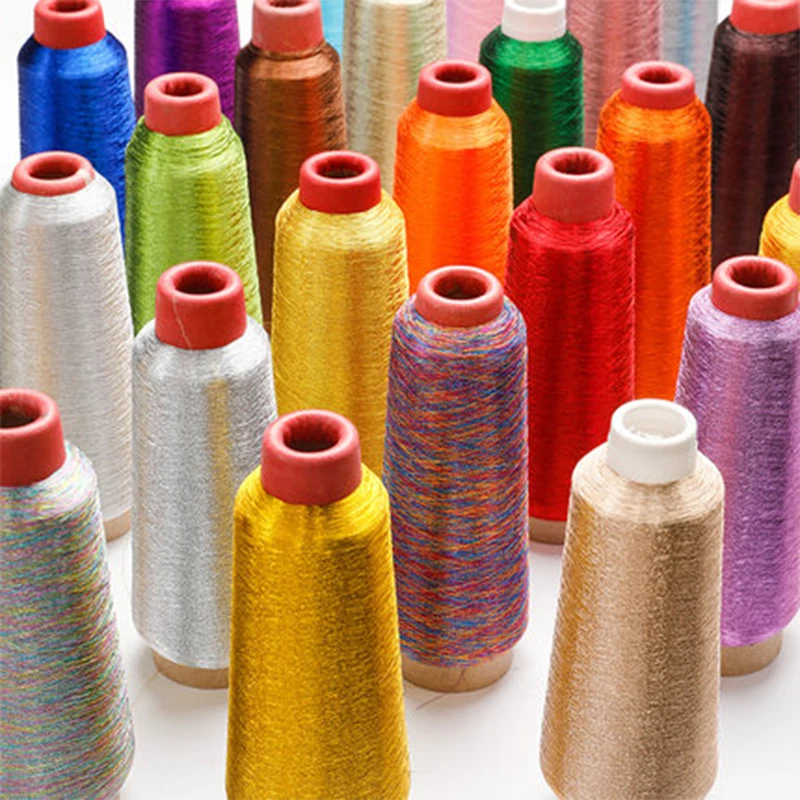 Color-Flash-Bright-Silk-Gold-And-Silver-Thread-Computer-Embroidery ...