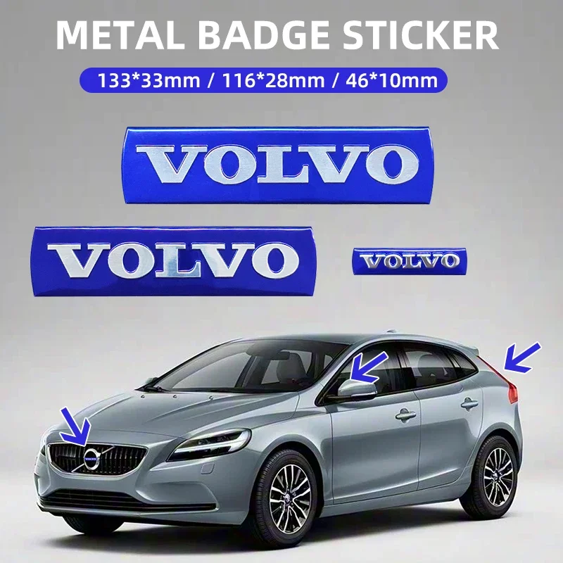 Car front grille logo letter decorative badge accessories steering ...