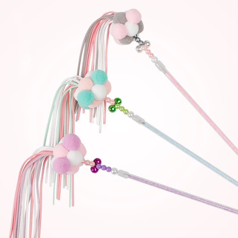 New Rip Cat stick flexible fishing rod Cat toy Fun cat stick catchers ...
