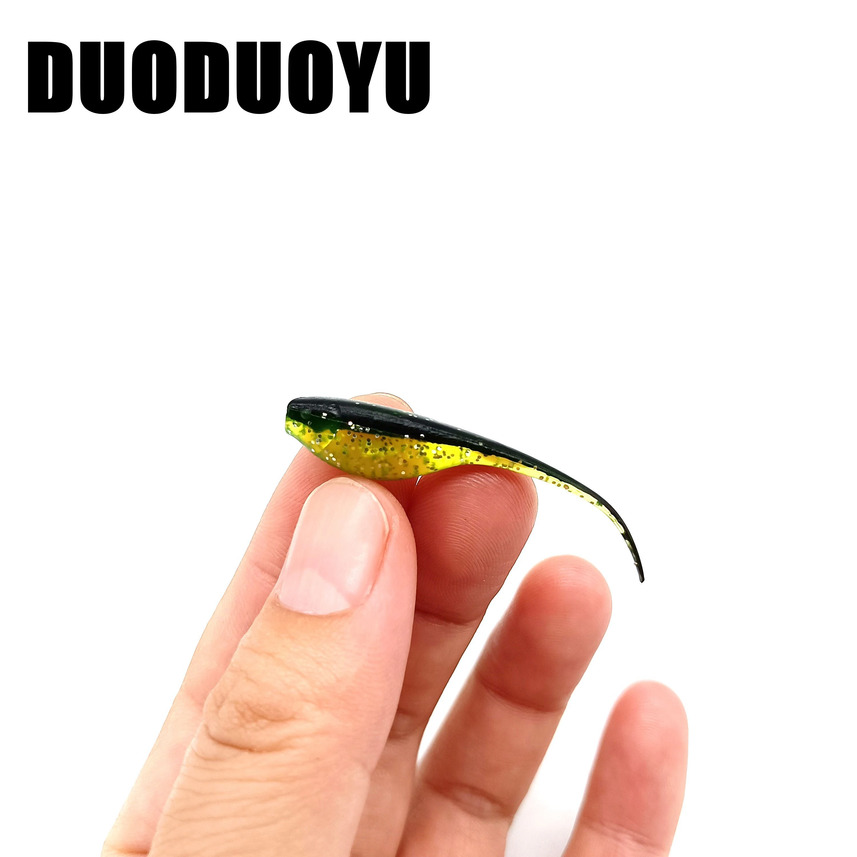 DUODUOYU 10PCS/LOT Soft Fishing Lure 0.8g/48mm Tadpole Soft Silicone ...