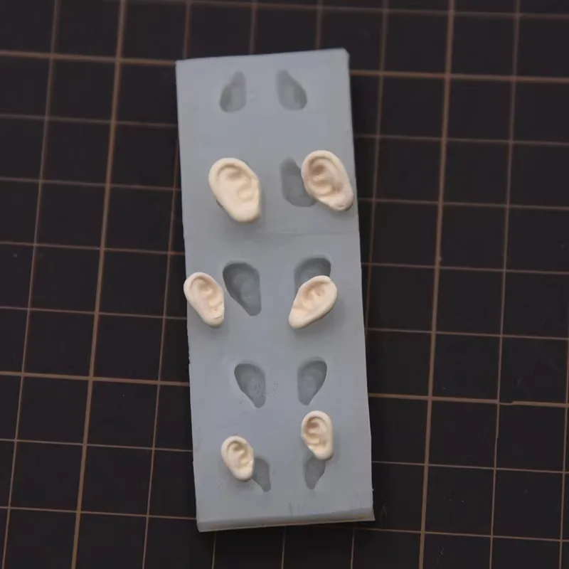 Doll Face Ear Silicone Mold Doll Ear Clay Mold Small and Cute Ear ...