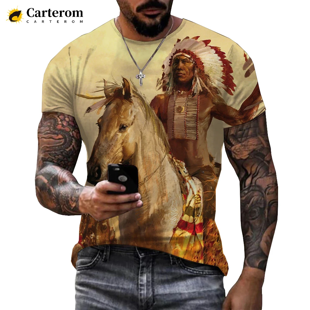 Indian Print Men's T-shirt | Men's Indian Shirt | Indian Shirt Men ...