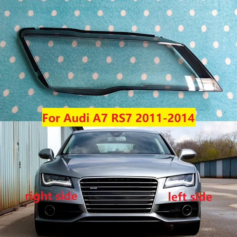 For-Audi-A7-RS7-2011-2012-2013-2014-Headlamp-Shell-Transparent ...