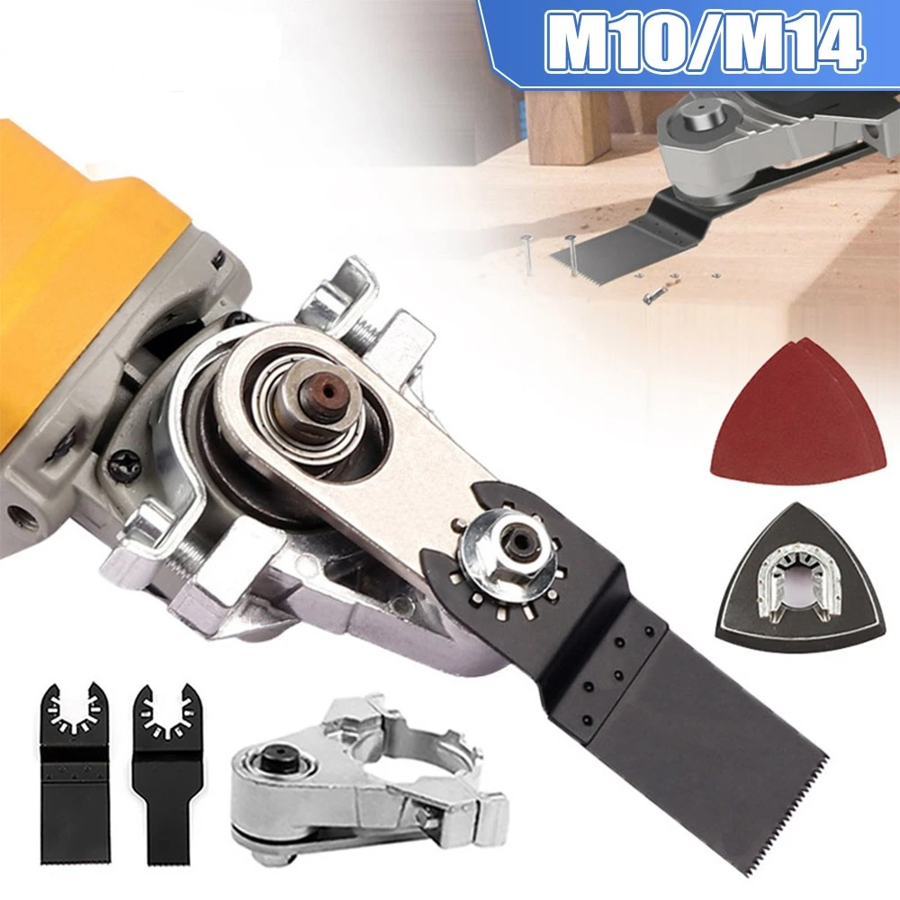 Angle Grinder Conversion Universal Head Adapter M10 M14 Thread for 100 ...