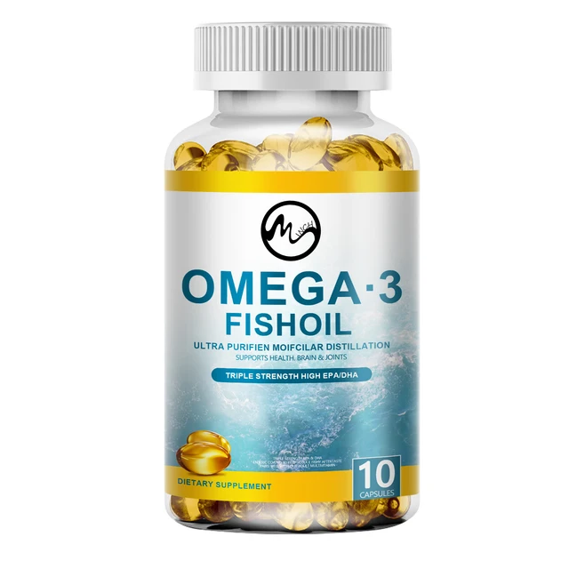 Minch Omega 3 Fish Oil Capsules Support Brain Nervous System Good ...