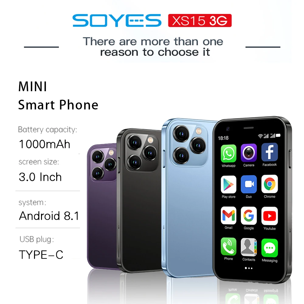 SOYES-XS15-Smartphone-ultrasottile-2GB-16GB-Android-8-1-3G-Dual-SIM ...