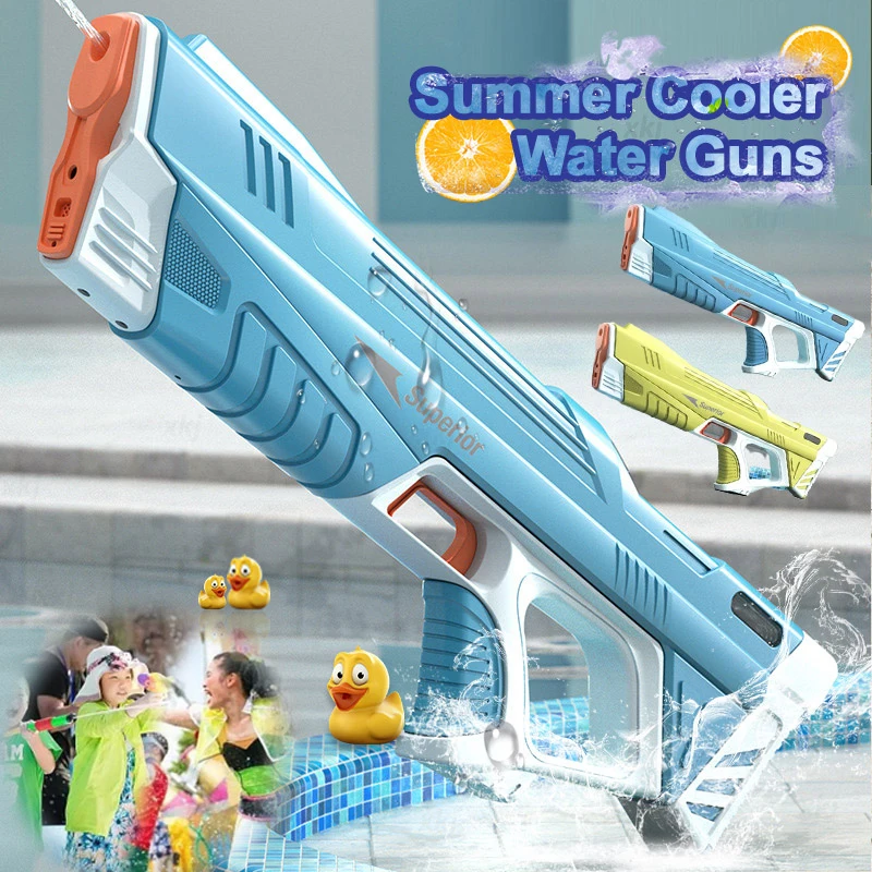 New-Full-Electric-Automatic-Water-Storage-Gun-Portable-Children-Summer ...