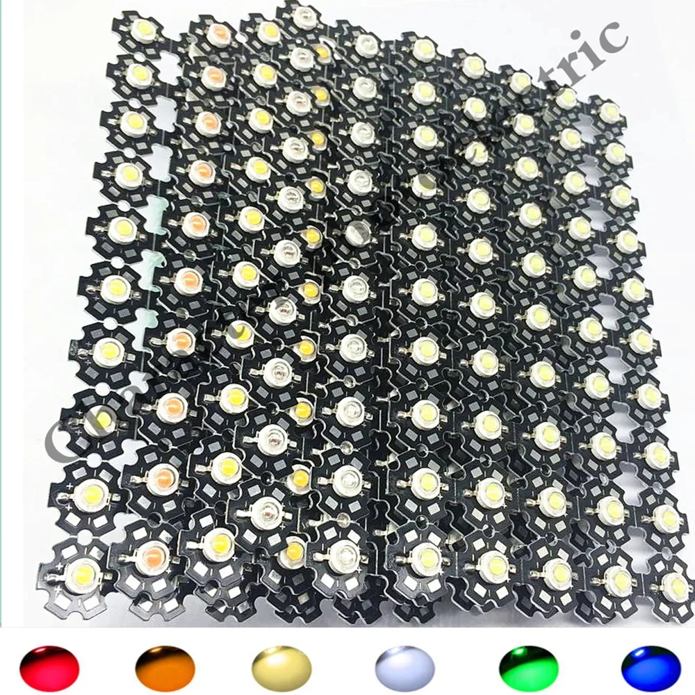 25pcs 1W Cree High Power LED Light-Emitting Diode LEDs Chip With ...