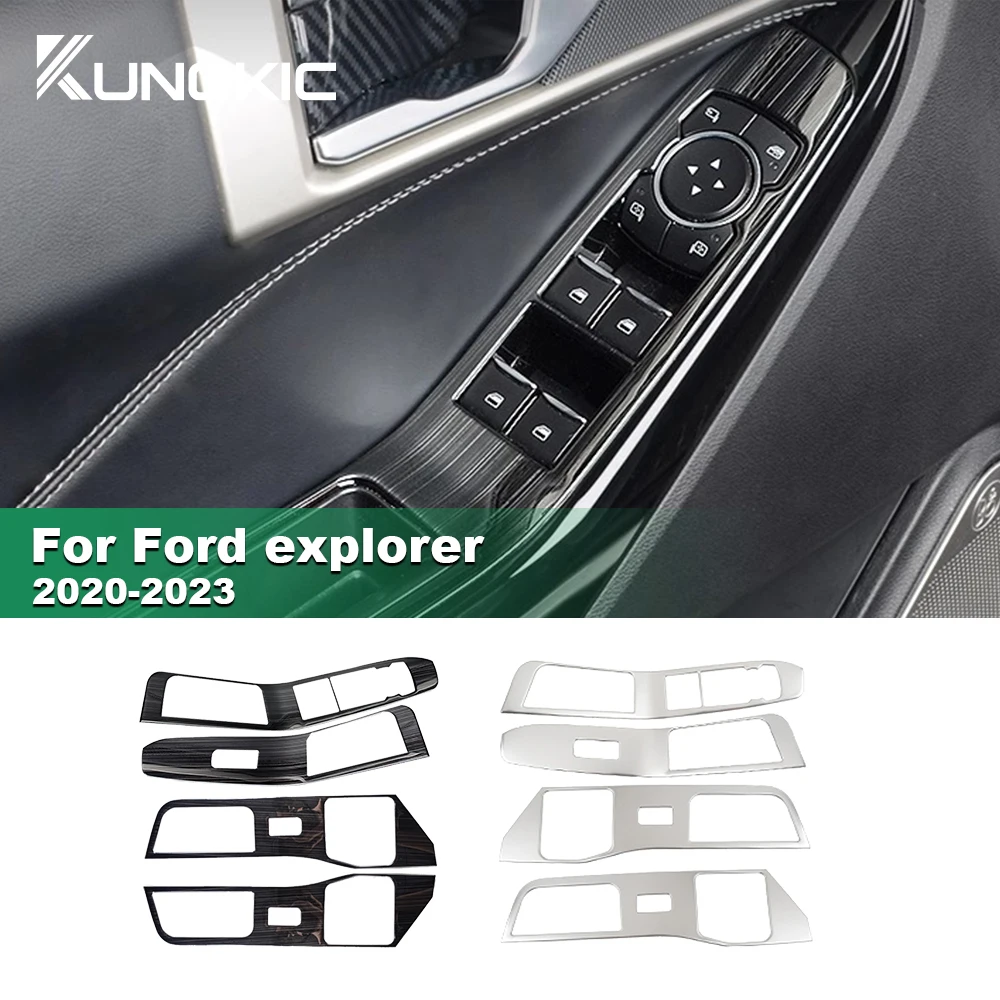 Car-Door-Window-Glass-Lift-Buttons-Control-Switch-Panel-Cover-for-Ford ...