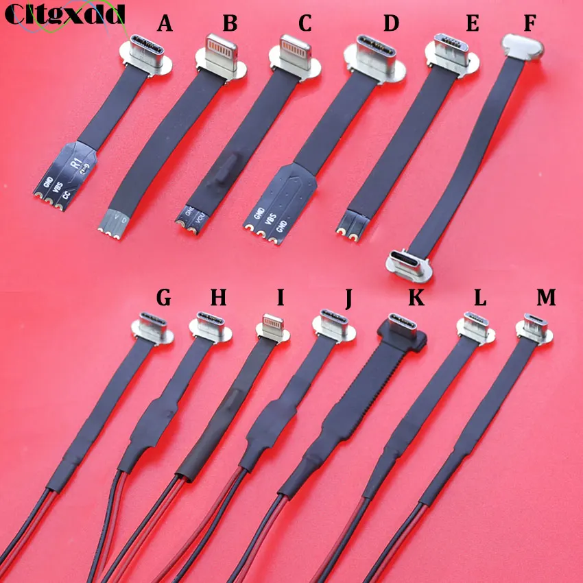 Micro-USB-Type-C-Connector-FPC-2Pin-3Pin-W-Resistor-R1-Soft-Flat-Cable ...