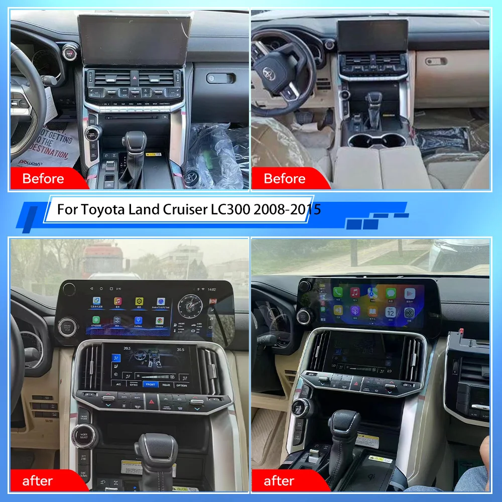 Android-128-For-Toyota-Land-Cruiser-LC300-2008-2015-Upgrade-To-Lexus ...
