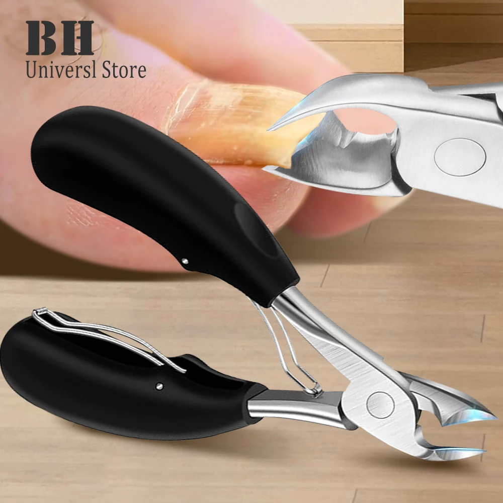Stainless Steel Nail Clippers Trimmer Ingrown Pedicure Care ...