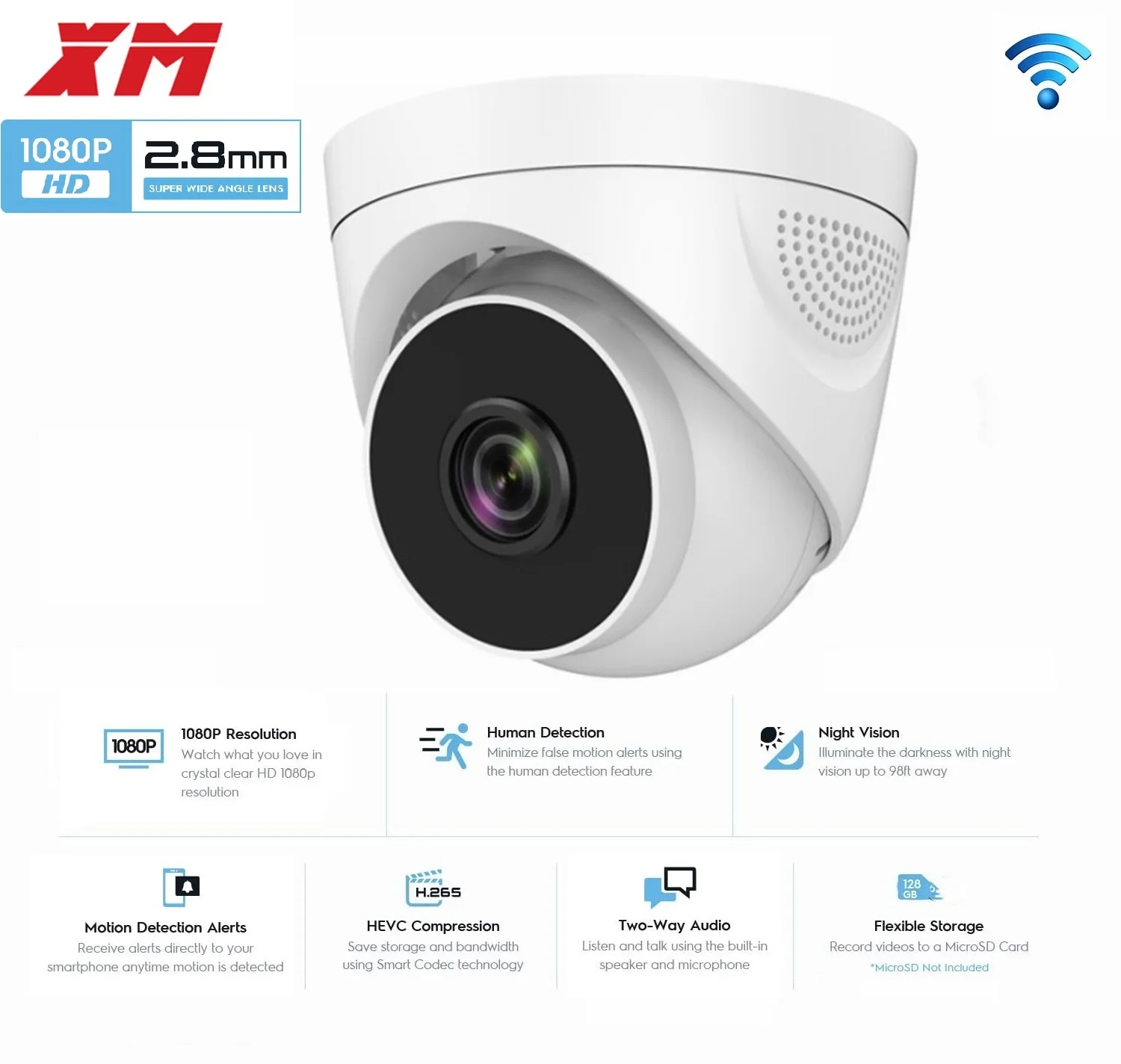 1080P-WiFi-Security-Camera-2MP-dome-Indoor-Wireless-IP-Camera-Supports ...