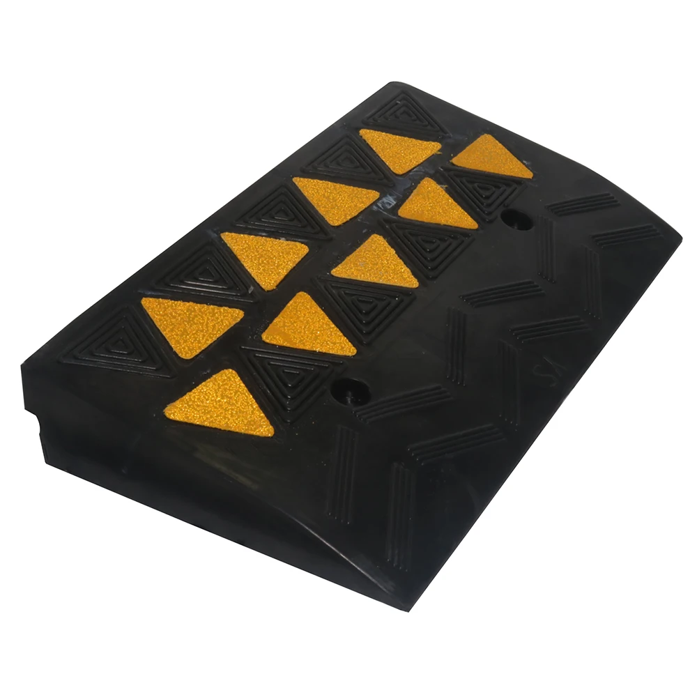 Rubber Curb Ramp Rise Height 1 Pcs Heavy-Duty 6.75kg Capacity Threshold ...
