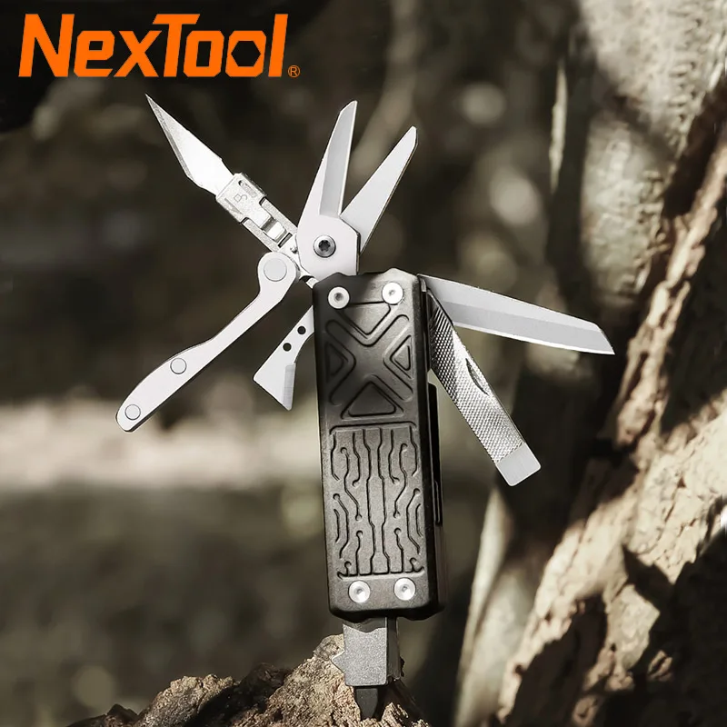 NexTool-Pocket-Multitool-E1-10-In-1-EDC-Multi-Functional-Tools-Replaceable-Carving-Knife-Folding ...