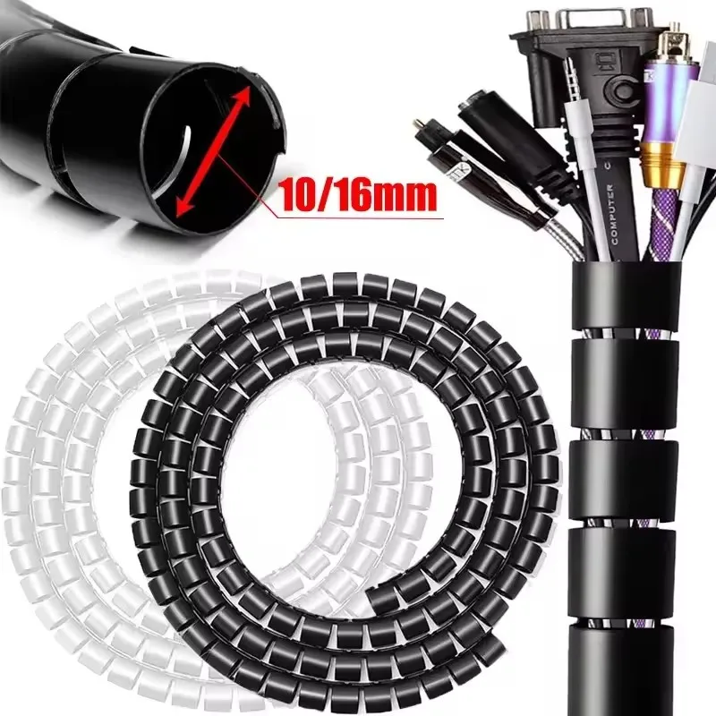 Organizador Espiral de Cables: La Solución Definitiva para Tu Mesa ...