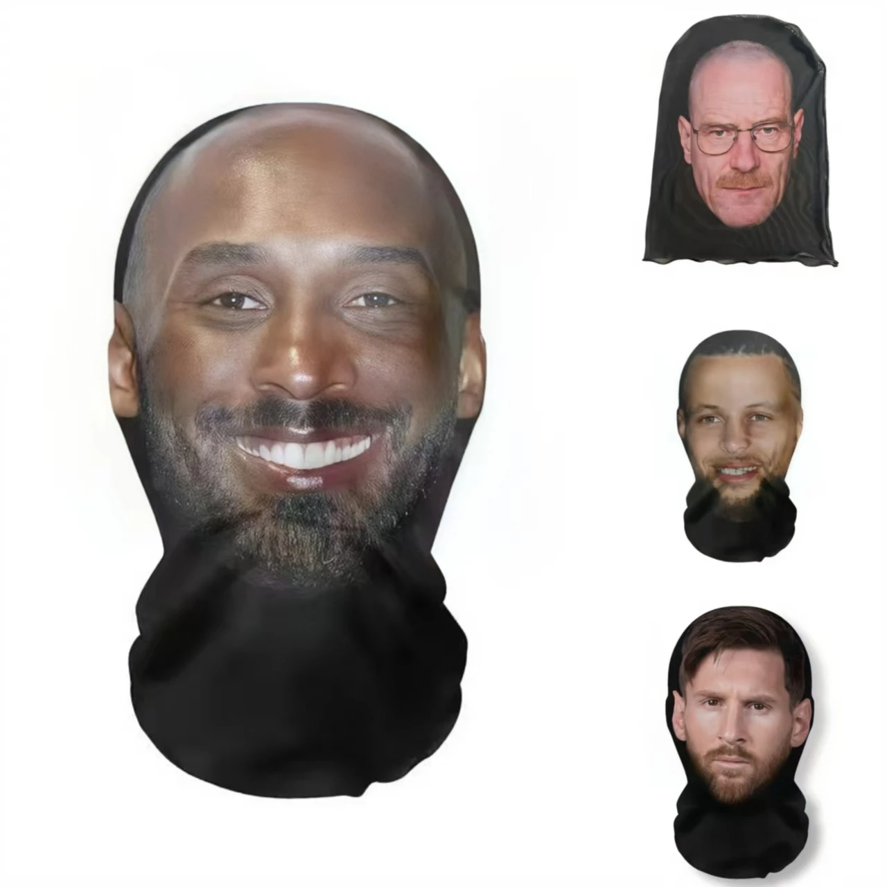 3D Printed Elastic Mesh Full Face Cosplay Mask - Unisex Novelty ...