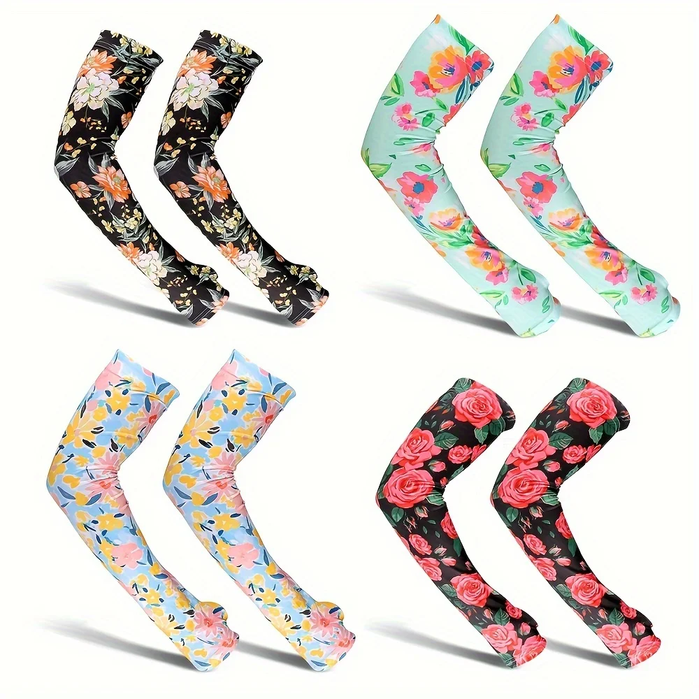 Cooling Arm Sleeves for Women Men Anti-Slip UV Sleeves for women with ...