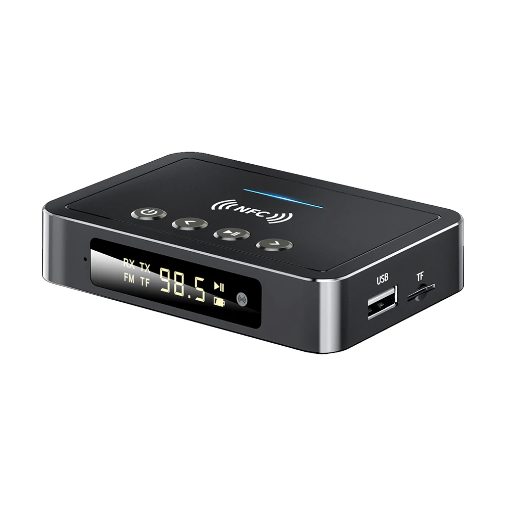 Nfc-led-display-digital-receptor-de-m-sica-adaptador-de-udio-usb ...