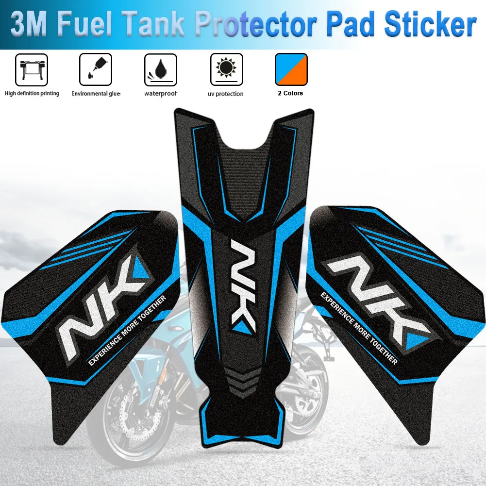 3M Motorcycle Fuel Tank Sticker Decal Gas Oil Cover Pad Protector ...