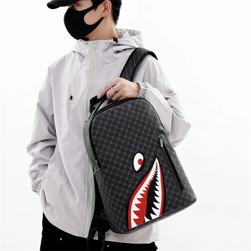 School Bag Large Rucksack Mens Unisex Waterproof Oxford Backpack School ...