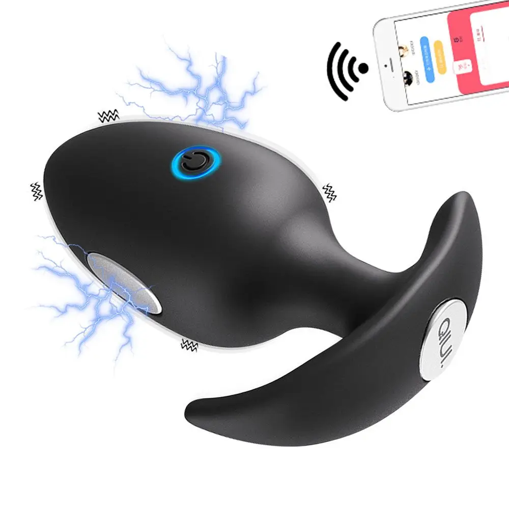 QIbiomThunderbolt-Ohio-eur-de-Prostate-Masculin-Choc-lectrique-Plug-Anal-Vibrant-Vibromasseur ...